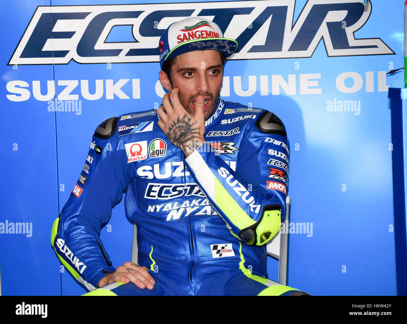 Kuala Lumpur, Malaysia. 30th Jan, 2017. Andrea Iannone of Italy and ...
