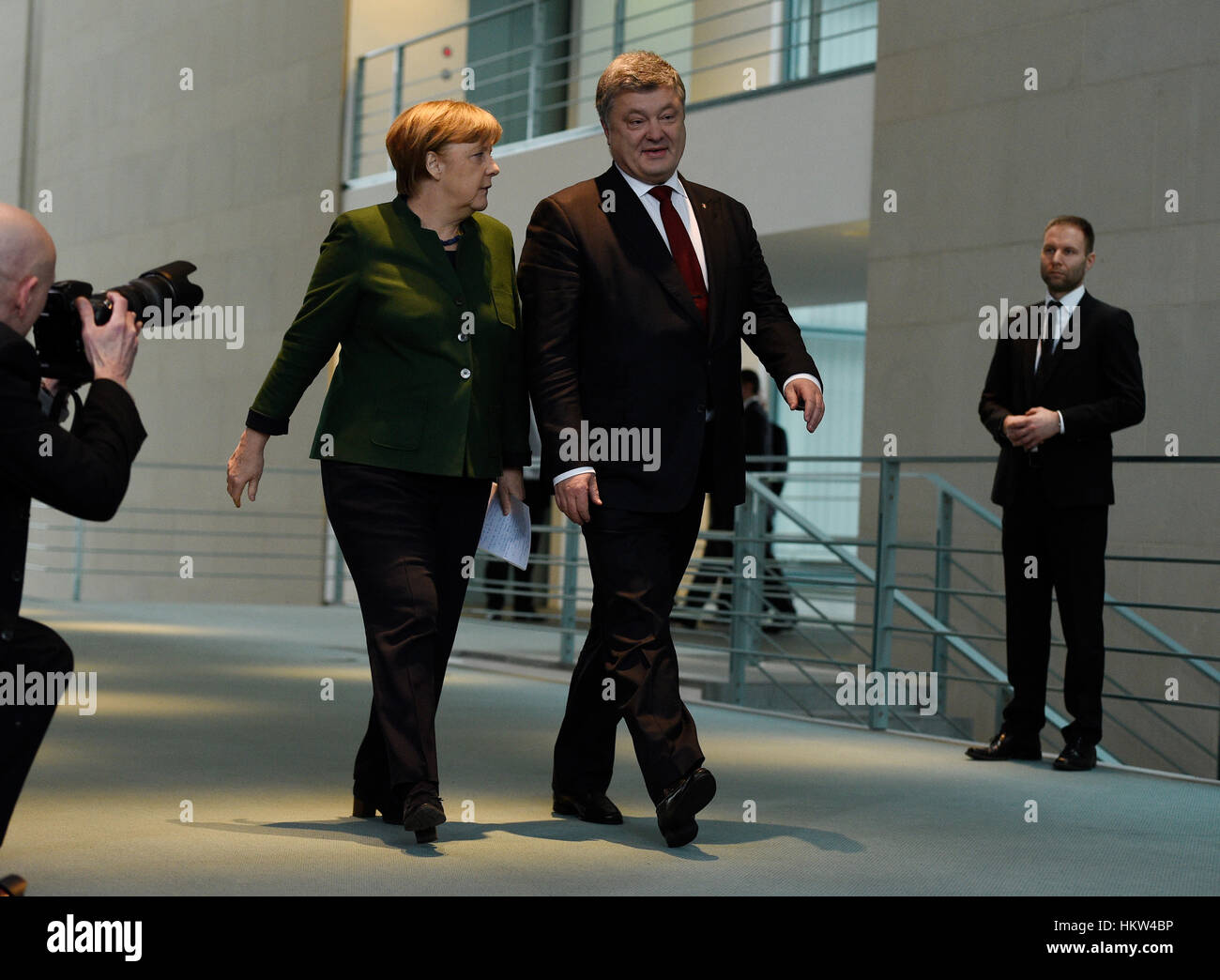 Berlin, Germany. 30th Jan, 2017. Petro Poroshenko, President of the ...