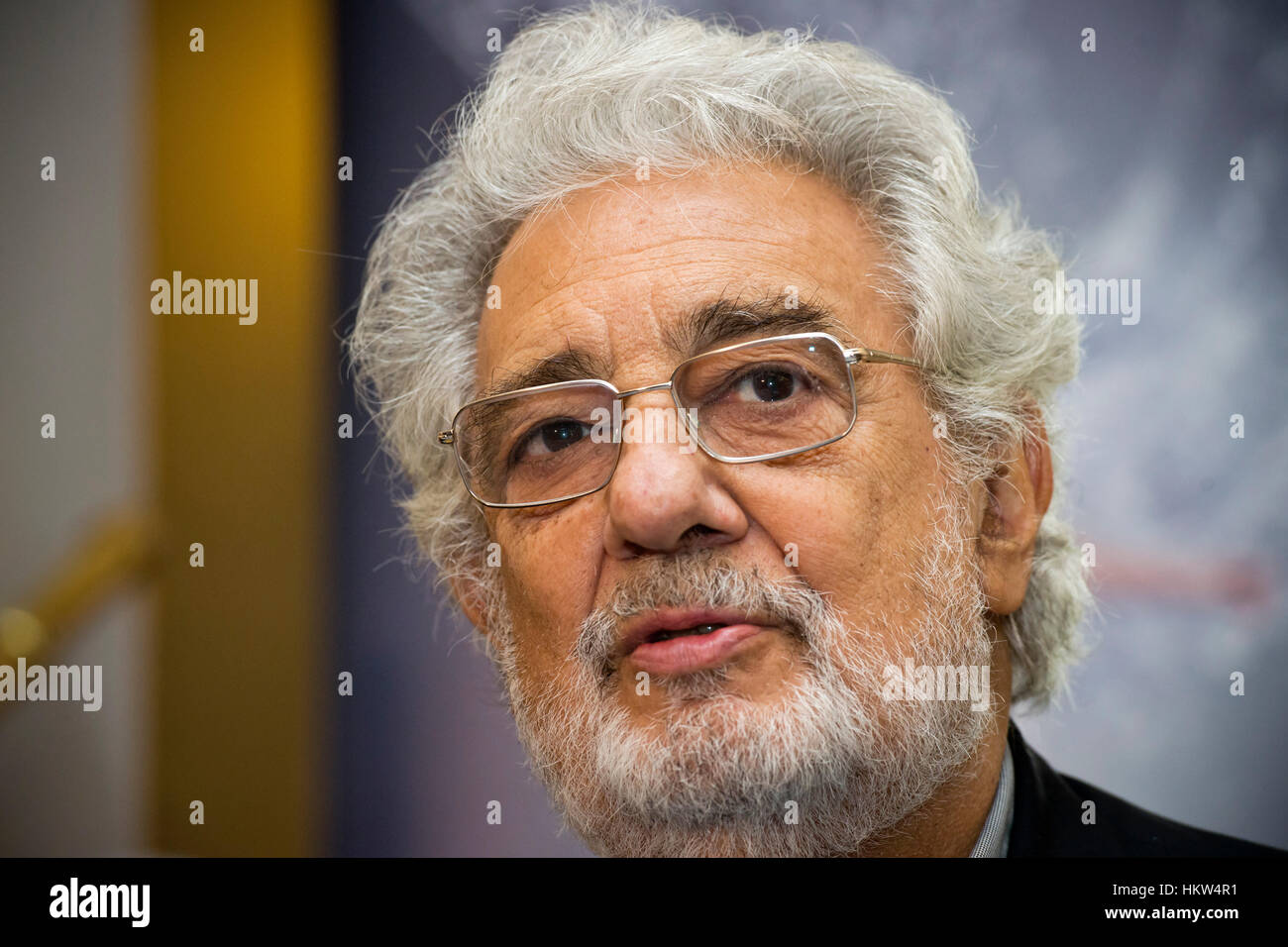 Prague, Czech Republic. 29th Jan, 2017. World-famous opera singer and ...