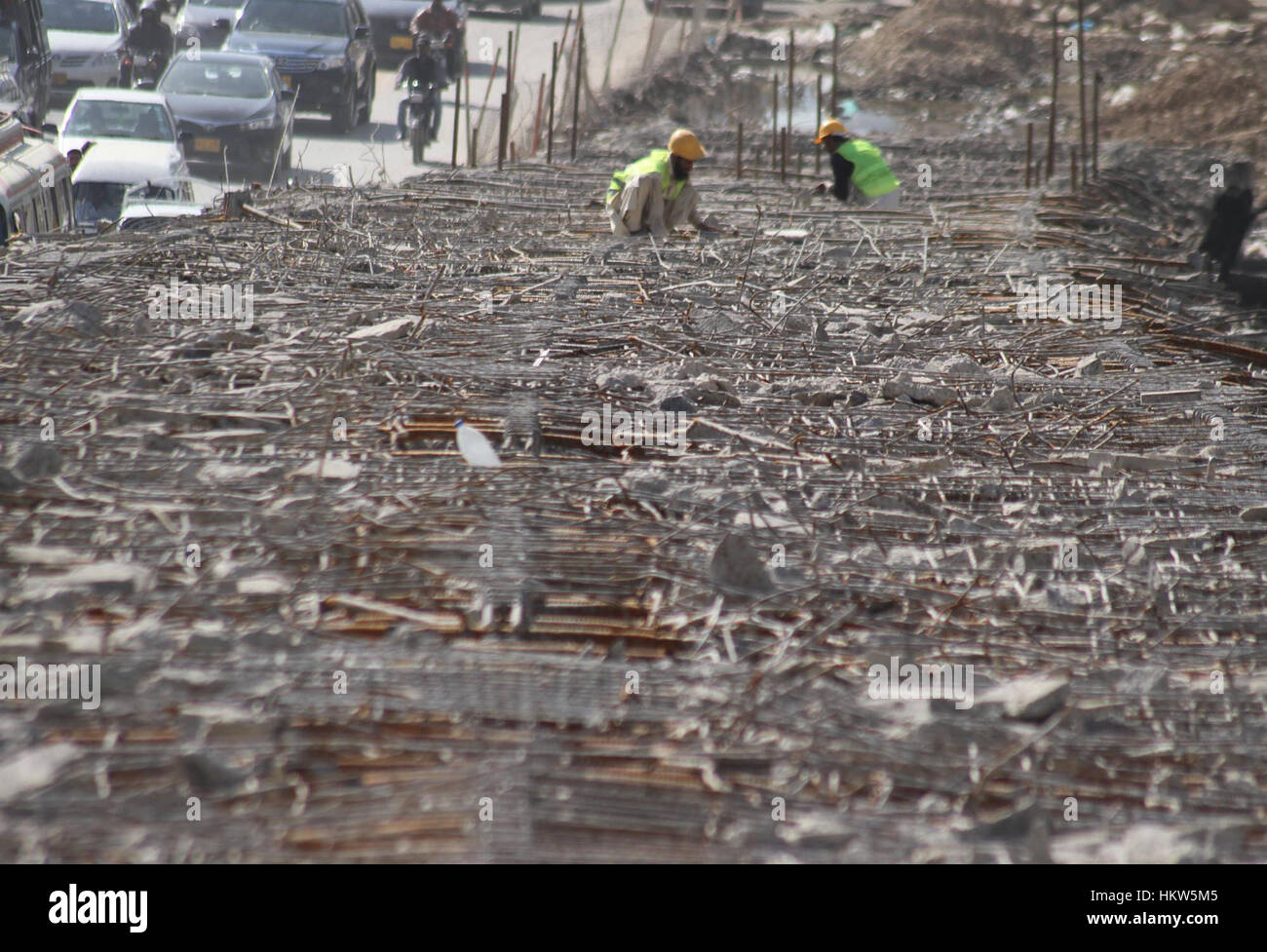 Karachi, Pakistan. 30th Jan, 2017. Baloch colony flyover located at ...