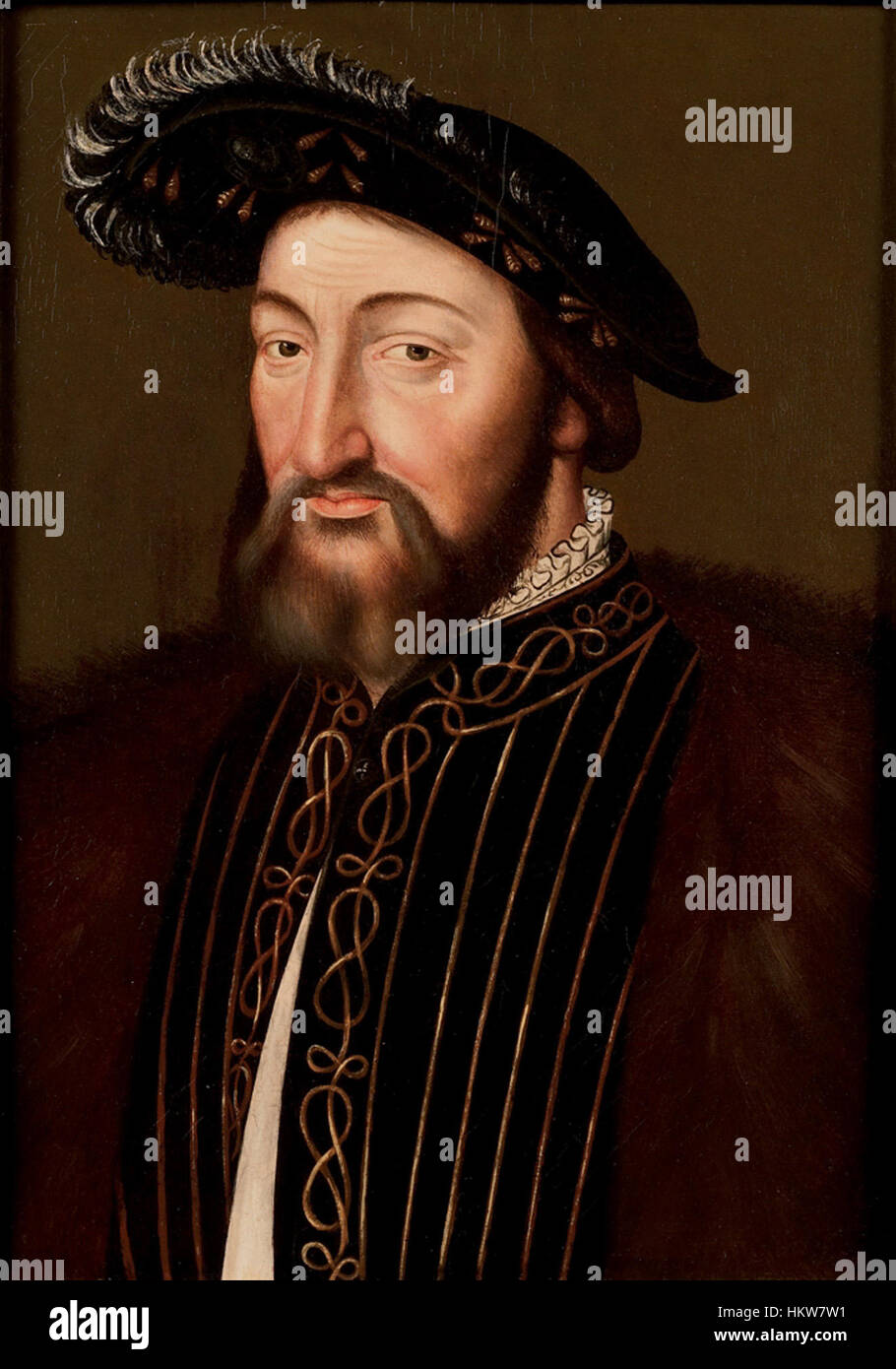 This portrait, dating back to around 1530, captures King Francis I of ...