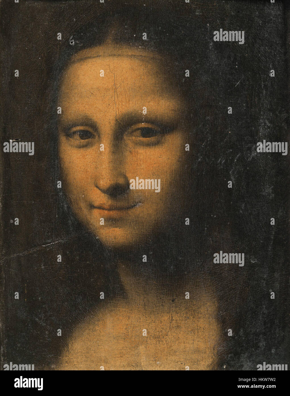 This painting, attributed to the French School around 1600, is a ...