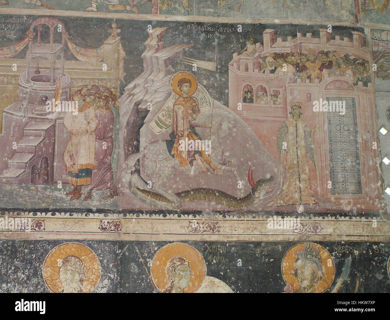 The frescoes in St. George's Church, located in Staro Nagoricane, are ...