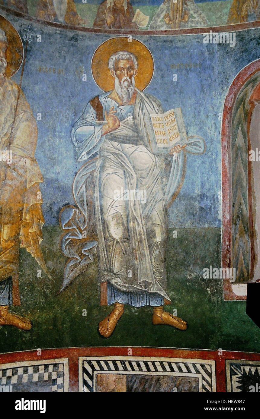 ‘Freska od Sv. Andreja na Matka 137’ refers to the fresco of Saint ...