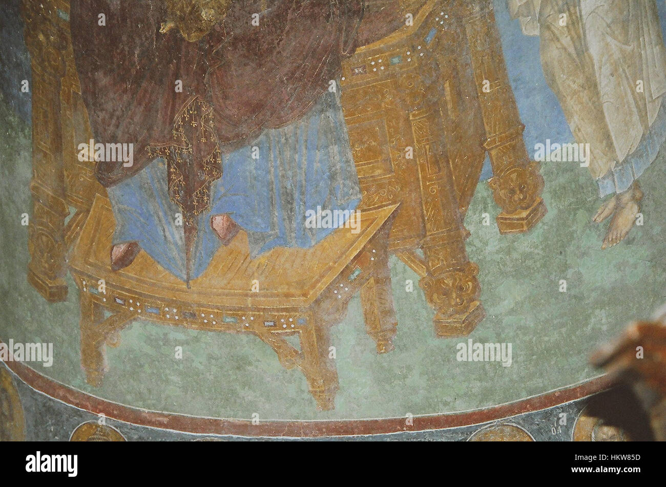 The 'Freska od Sv. Andreja na Matka' (Fresco of St. Andrew on Matka) is ...