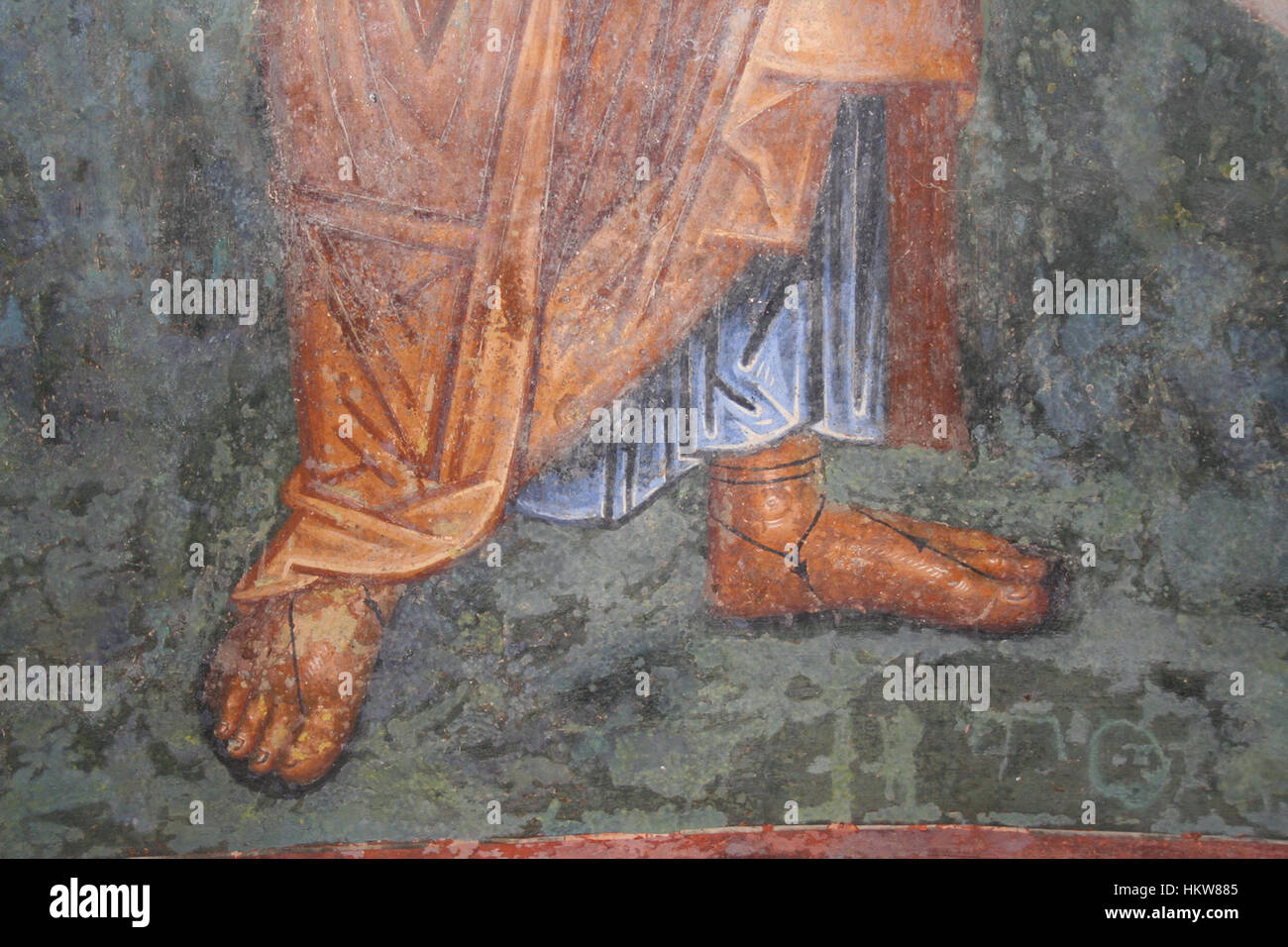 'Freska od Sv. Andreja na Matka 43' is an artwork depicting an ...