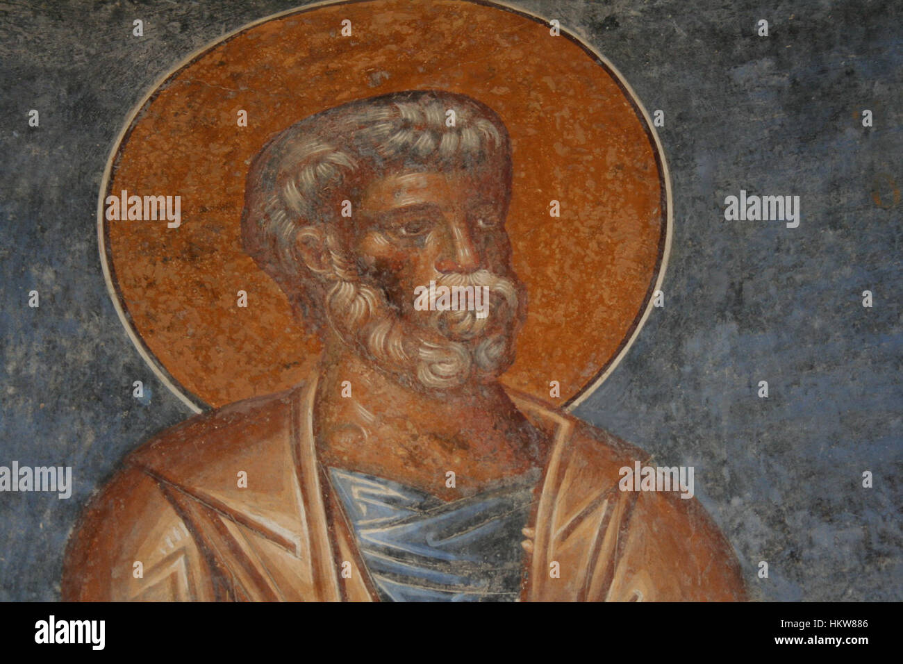 The fresco *Freska od Sv. Andreja* on Matka is an important ...