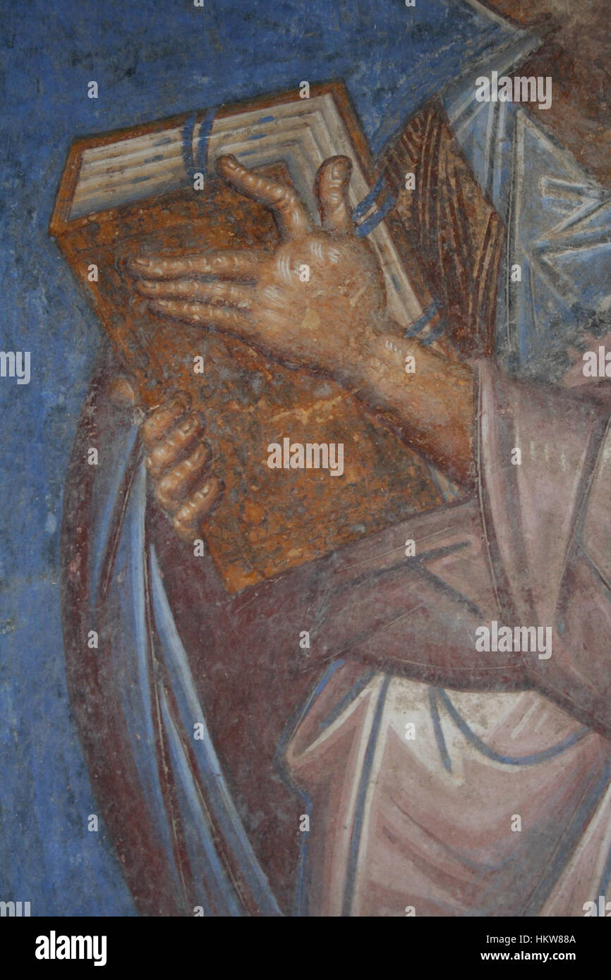 'Freska od Sv. Andreja na Matka 62' is a fresco depicting Saint Andrew ...