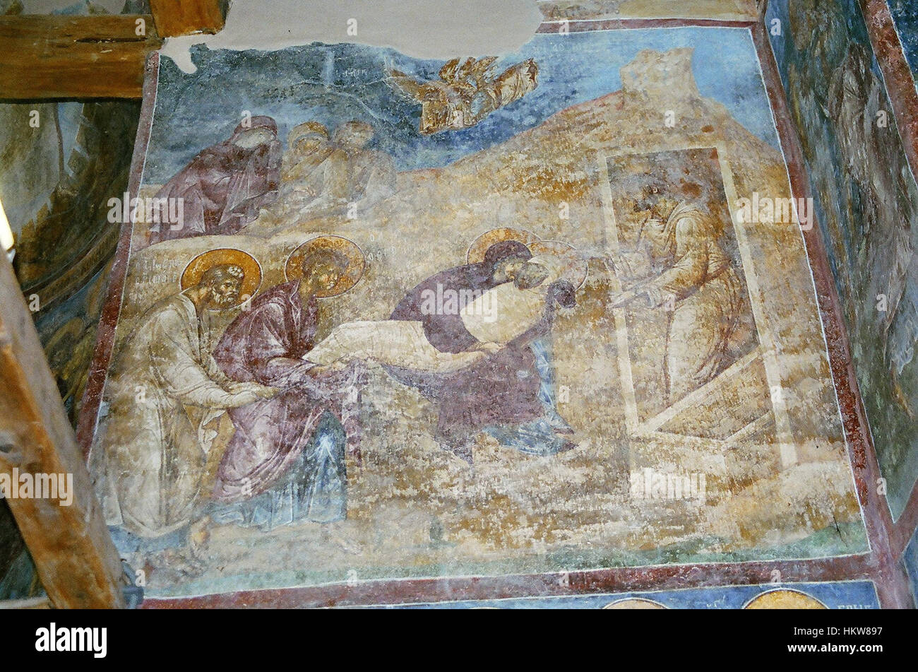 The fresco of Sv. Andreja na Matka is a vivid depiction of religious ...