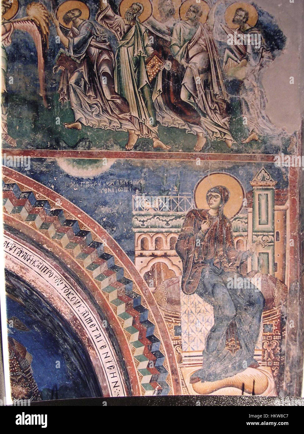 This fresco, located in the Church of St. George in Kurbinovo, North ...