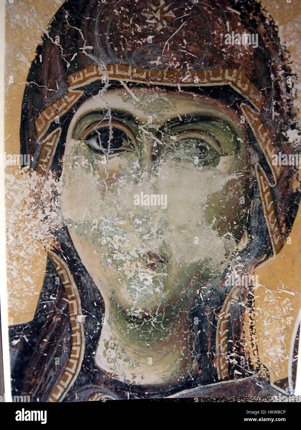 This fresco, located in the Church of St. George in Kurbinovo, depicts ...