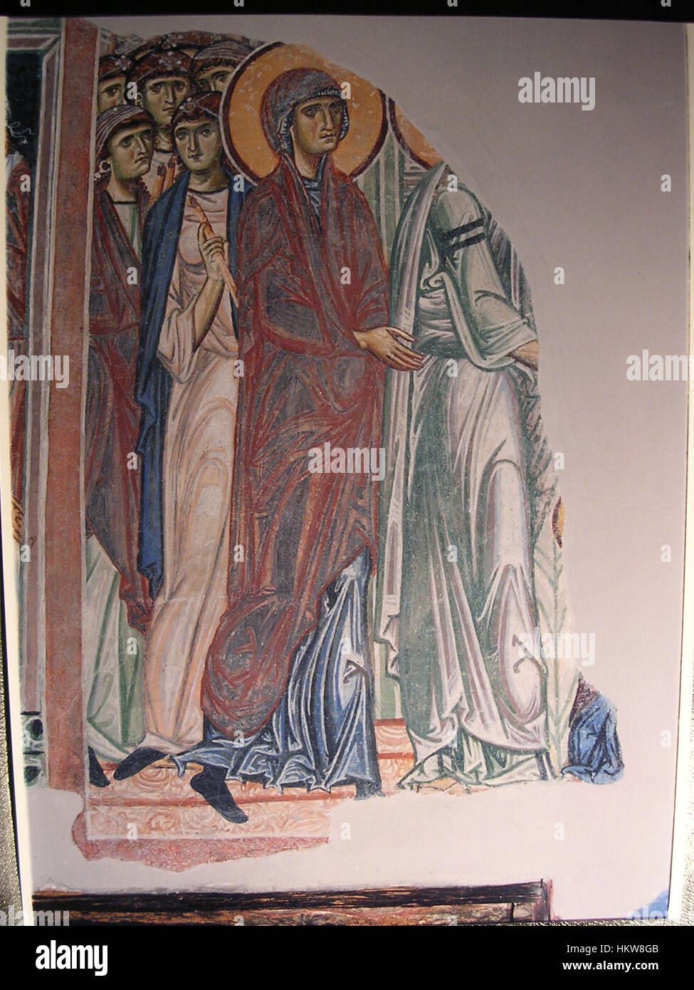 This fresco from the church of St. Pantelejmon in Nerezi depicts ...