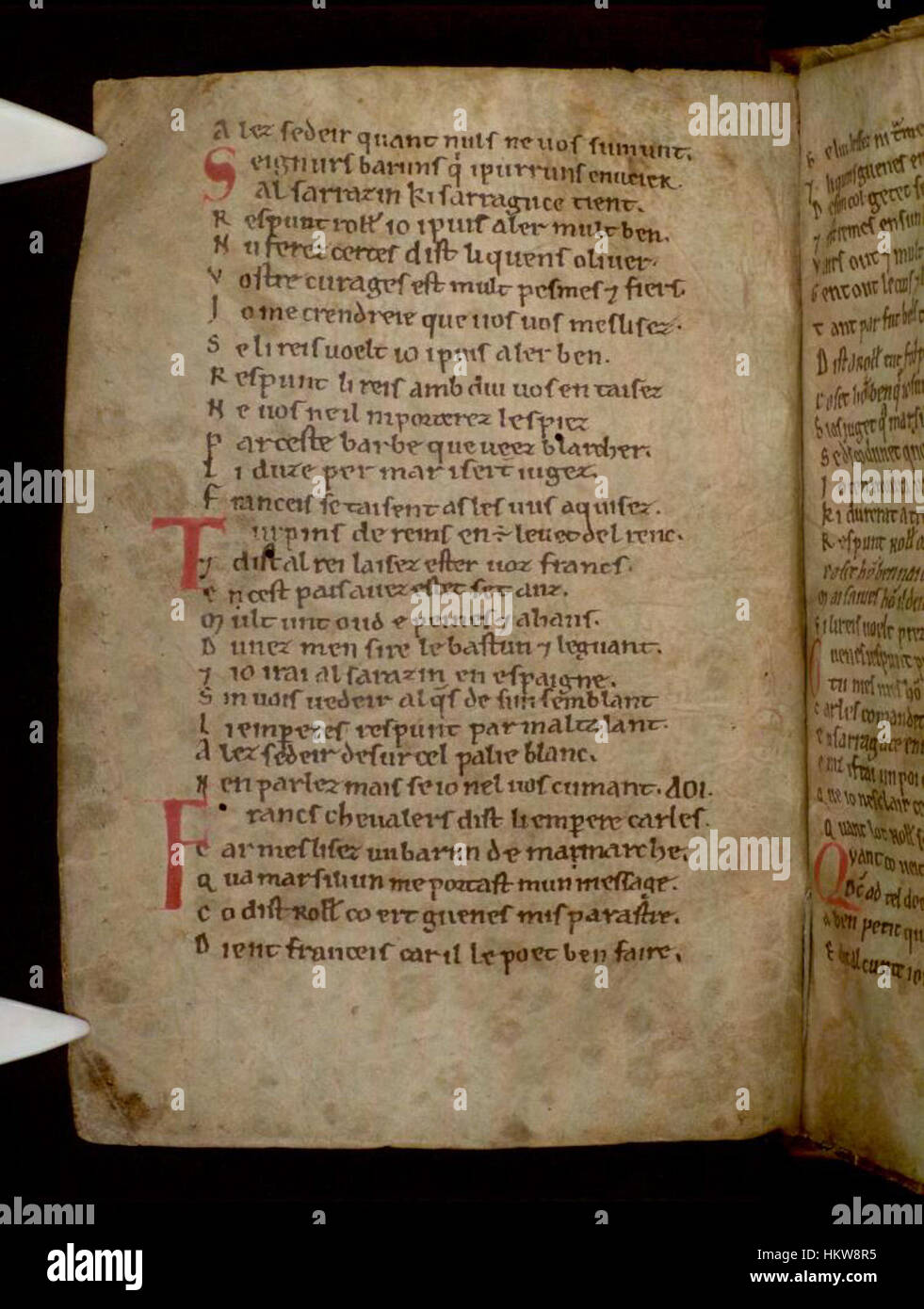 This manuscript page, housed at the Bodleian Libraries, displays an ...