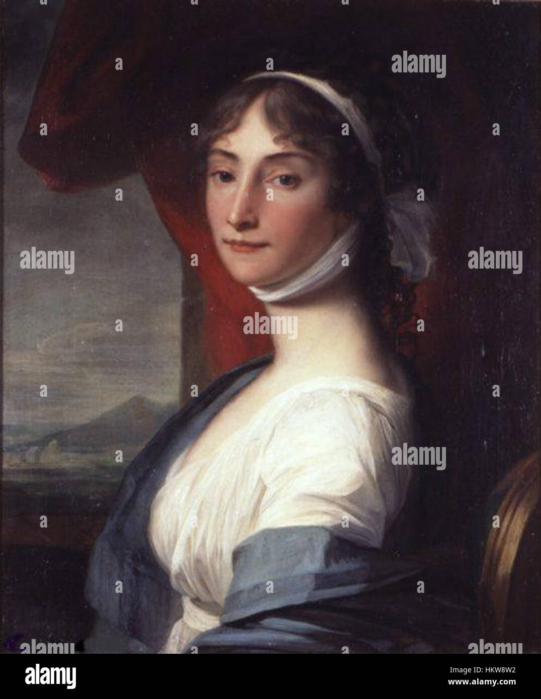 This portrait by Jean Laurent Mosnier depicts Friederike Leisching ...