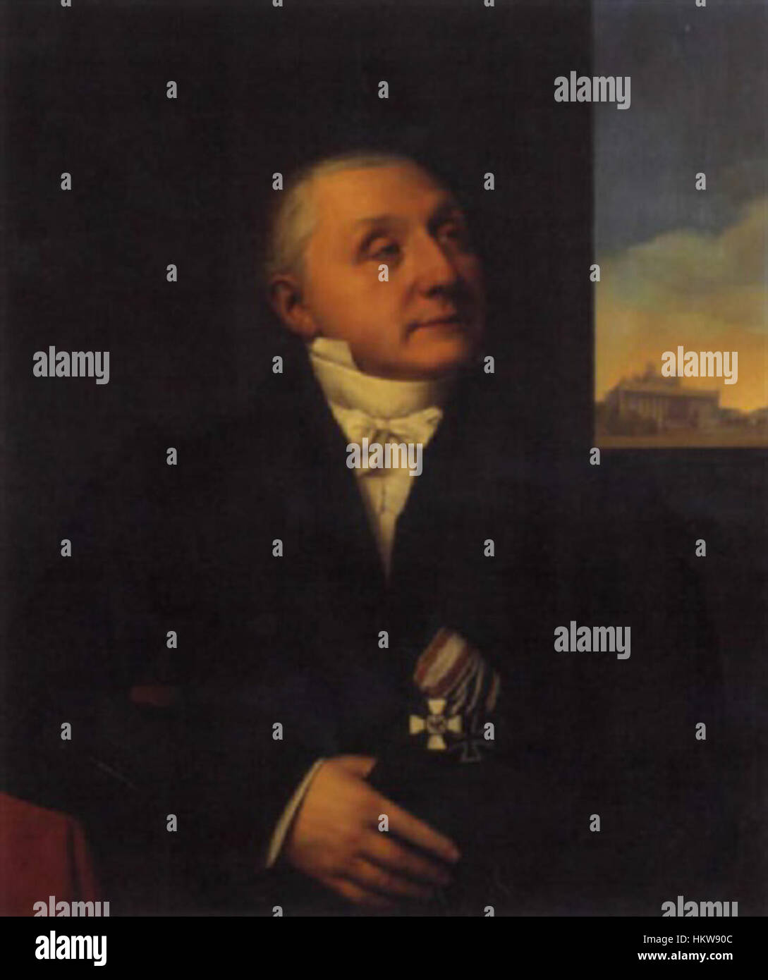 Portrait of Friedrich Duncker (1781–1869), a German publisher and ...