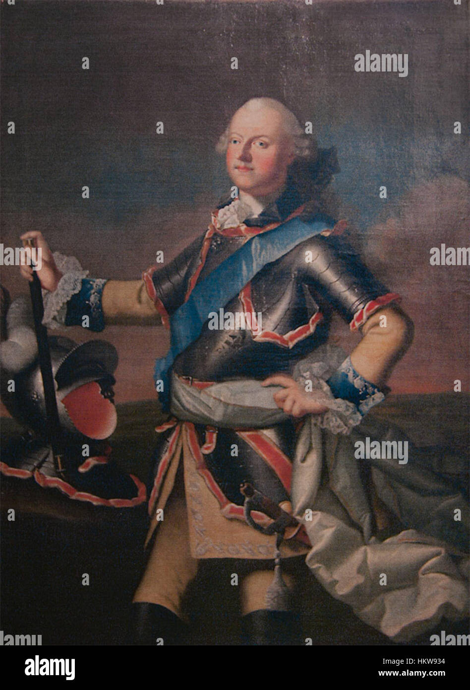 This historical portrait depicts Friedrich III of Brandenburg-Bayreuth ...