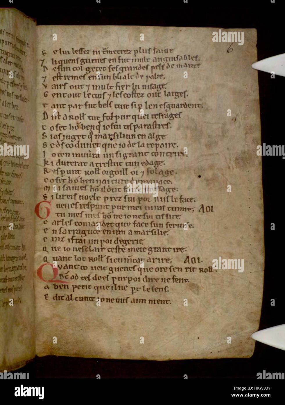 La Chanson de Roland, a significant medieval epic poem, is held in the ...