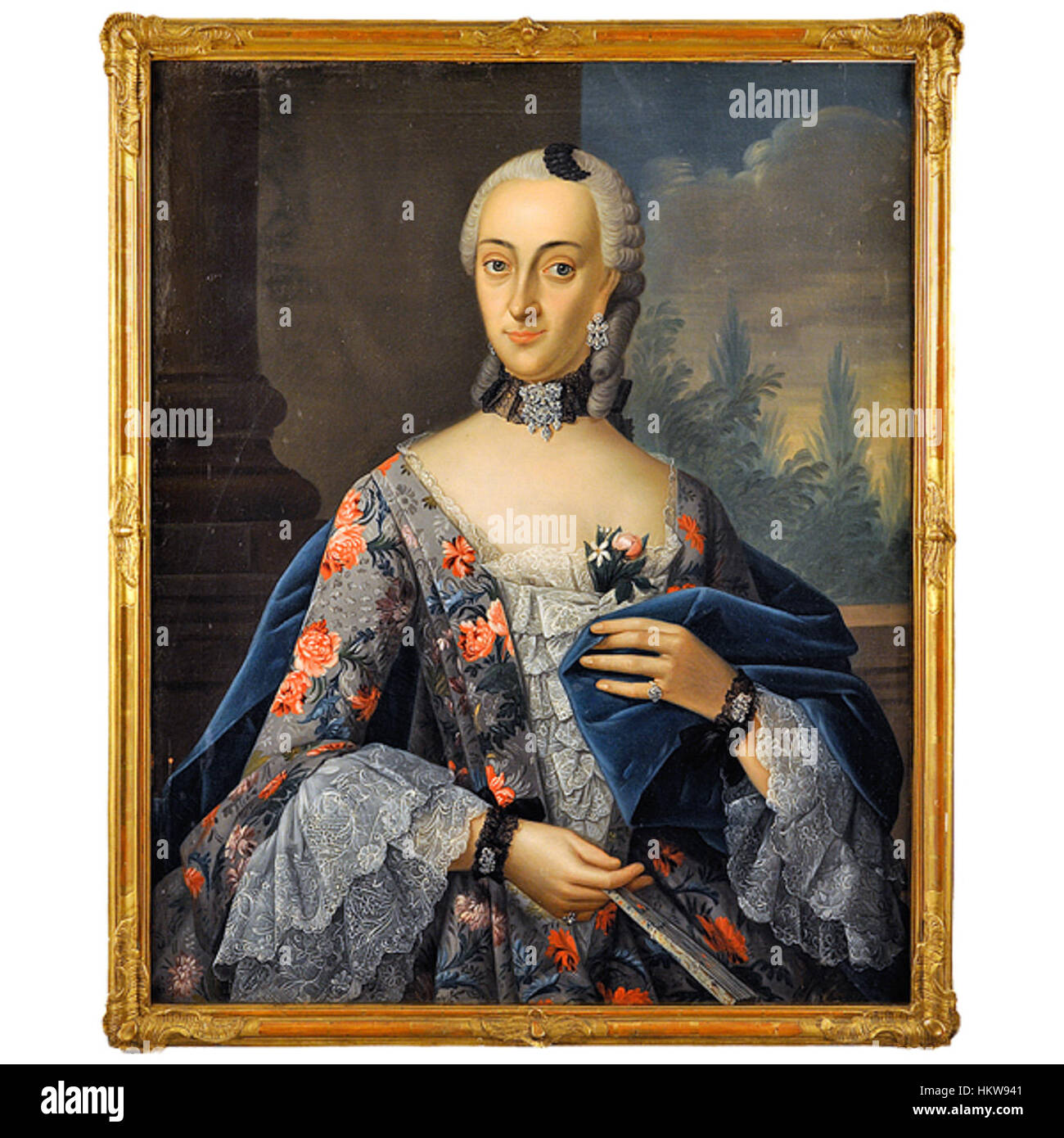 This portrait of Anna Elisabeth Klotz, painted by Friedrich Ludwig ...