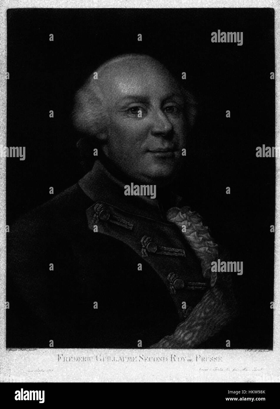 The painting of Friedrich Wilhelm II. by Darbes showcases the king of ...