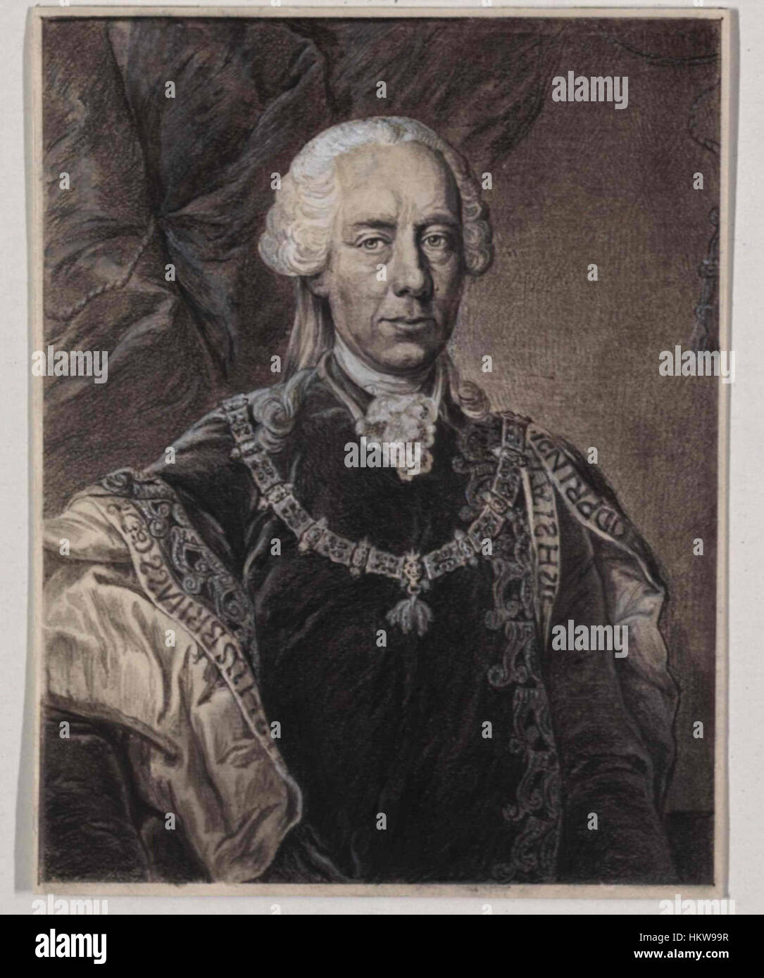 Portrait of Friedrich Wilhelm von Haugwitz, a key figure in the Austro ...