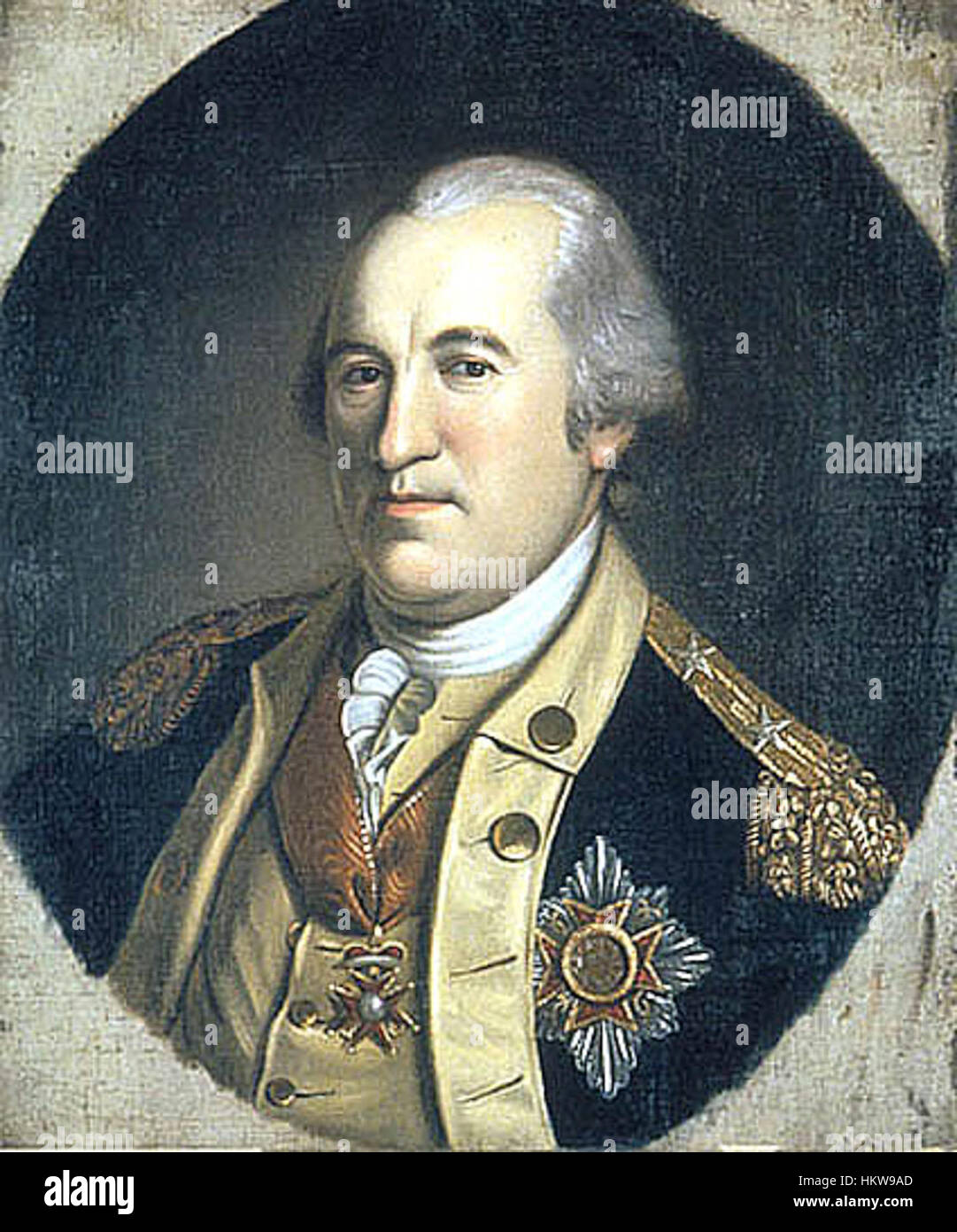 This portrait of Friedrich Wilhelm von Steuben, a key figure in the ...