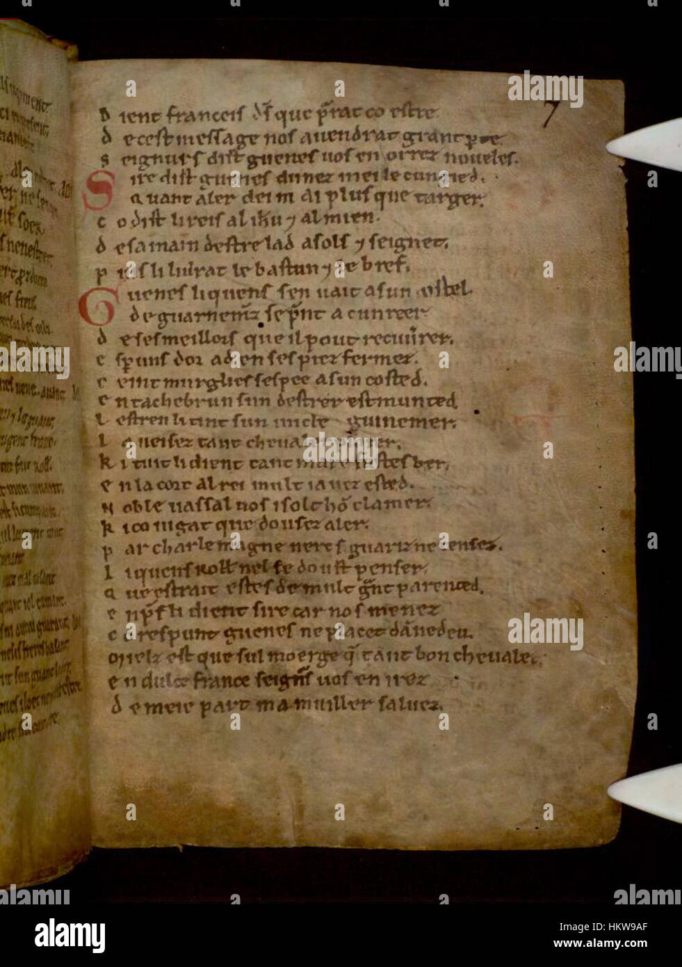The Bodleian Libraries house an ancient manuscript of 'La Chanson de ...