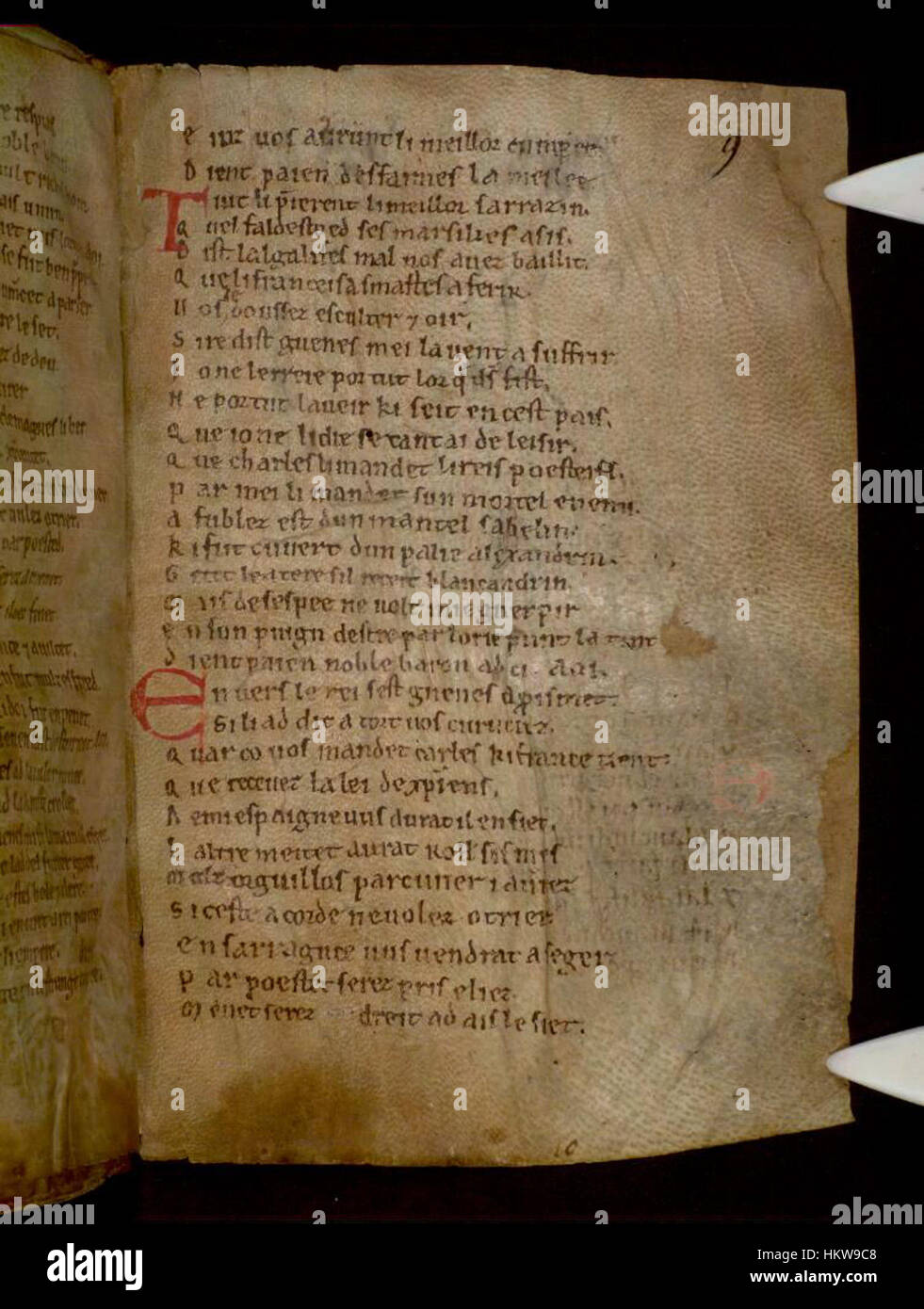 This illustration from La Chanson de Roland, held in the Bodleian ...