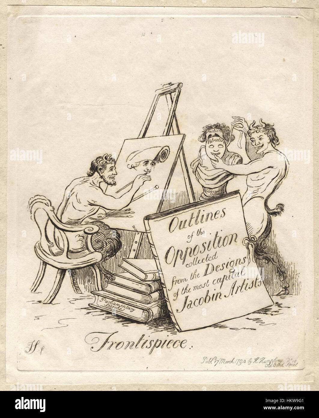 The frontispiece depicting Charles James Fox, created by Hannah ...