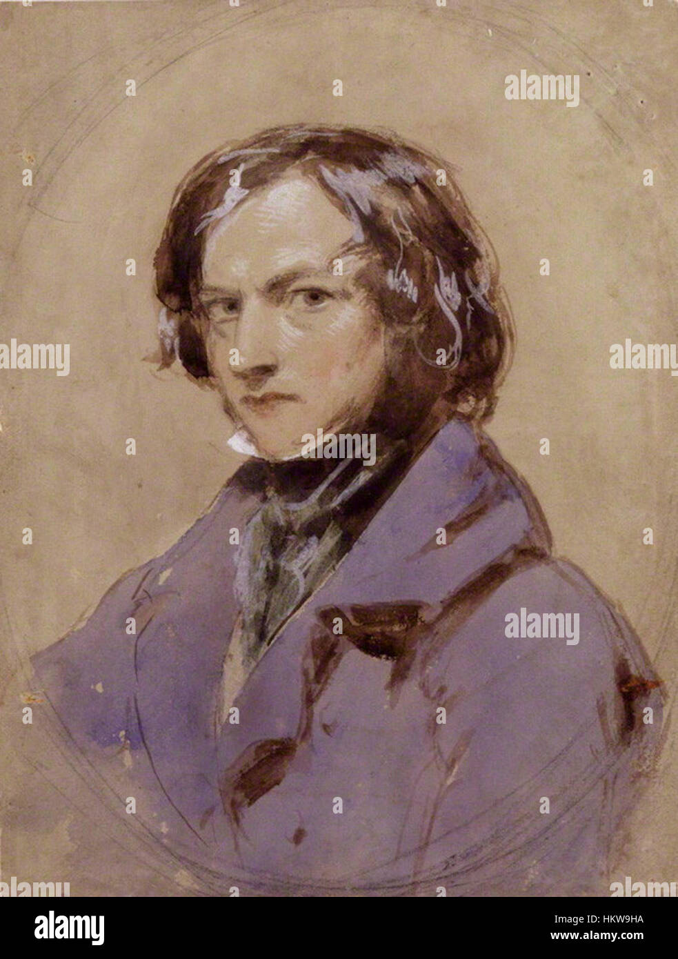 This self-portrait by William Edward Frost, painted in 1839, offers a ...