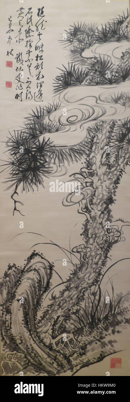 Fujimoto Tesseki's 'Old Pine' is a representation of traditional ...
