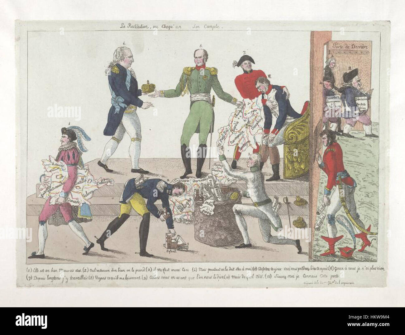 'La restitution, ou-chaqu'un son compte' is a painting housed in the ...