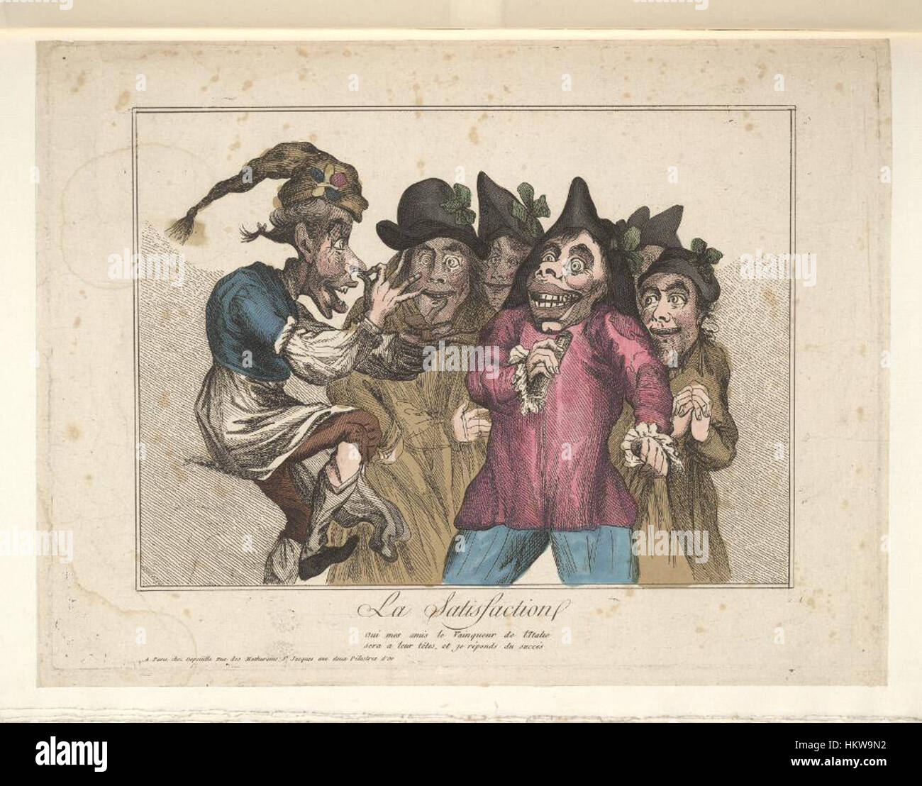 *La Satisfaction* is an artwork from the Bodleian Libraries, reflecting ...