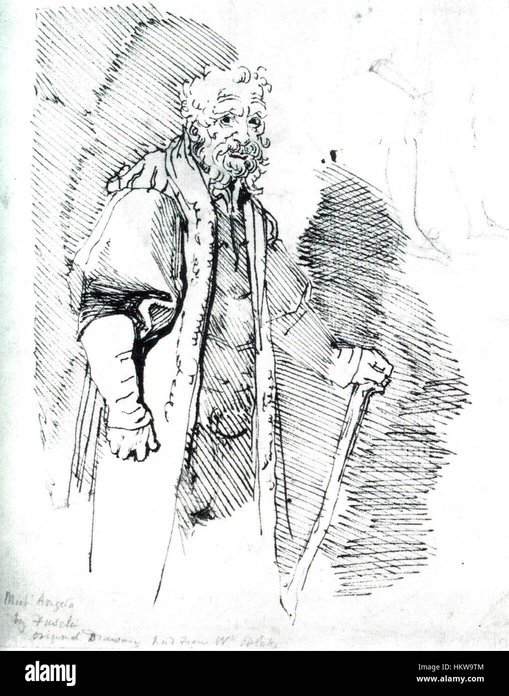 Fuseli’s interpretation of Michelangelo’s drawings, influenced by ...