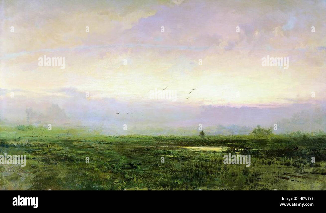 'Morning' by Fyodor Vasilyev is an iconic landscape painting from the ...