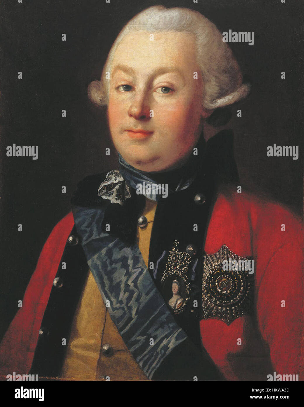 *G. Orlov*, painted by Chrisitnek in 1768, is a portrait artwork ...