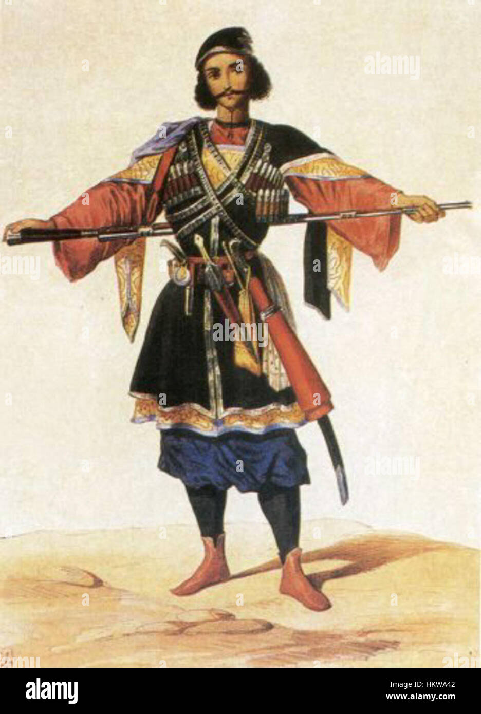 G. Gagarin. Georgian prince from Imeretia Stock Photo - Alamy
