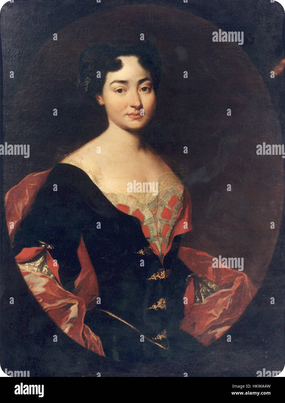 This portrait, 'Ritratto della Marchesa Laura Vitali Aliprandi,' by G ...