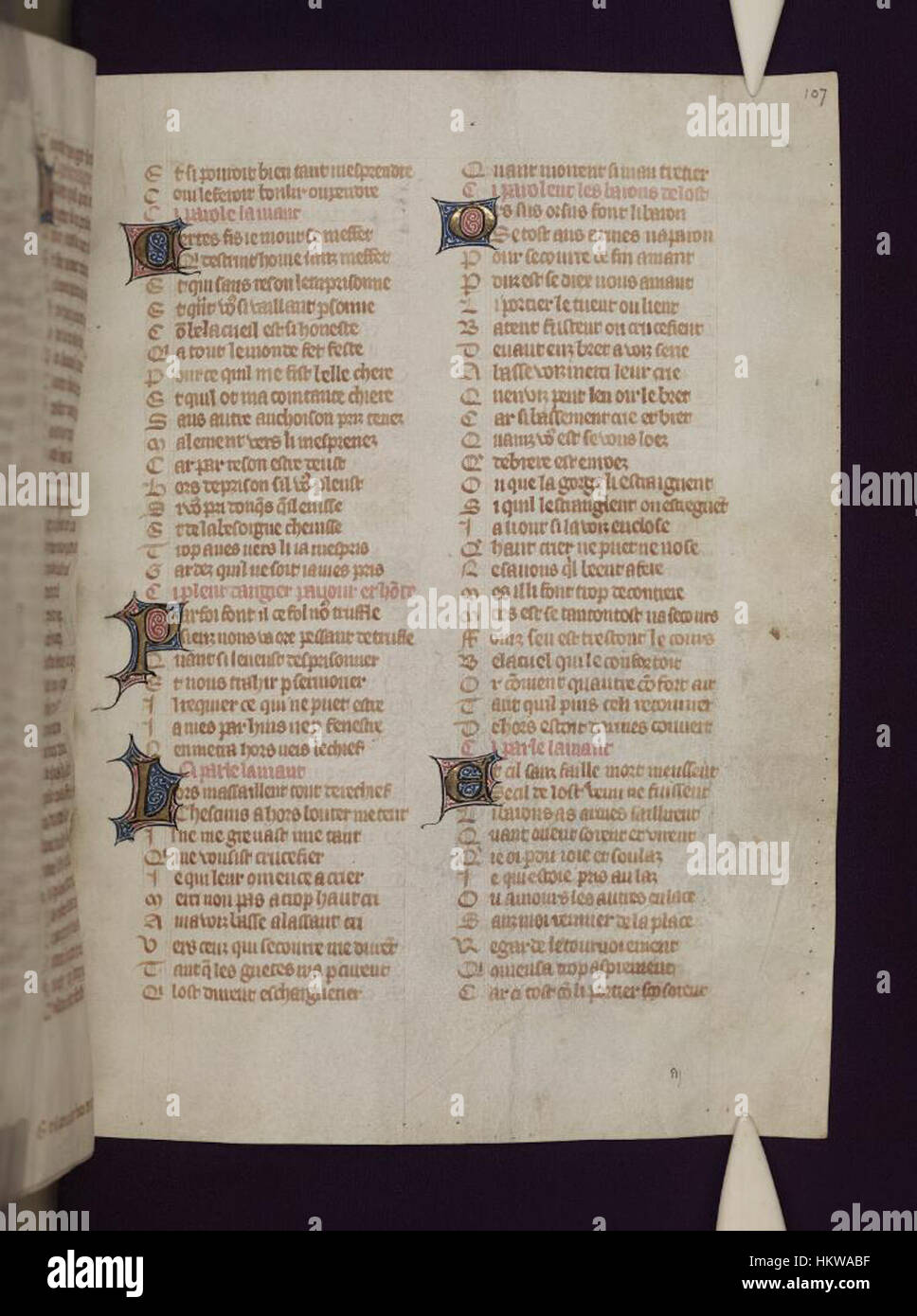 This manuscript, 'Le Roman de la Rose,' from the Bodleian Libraries ...