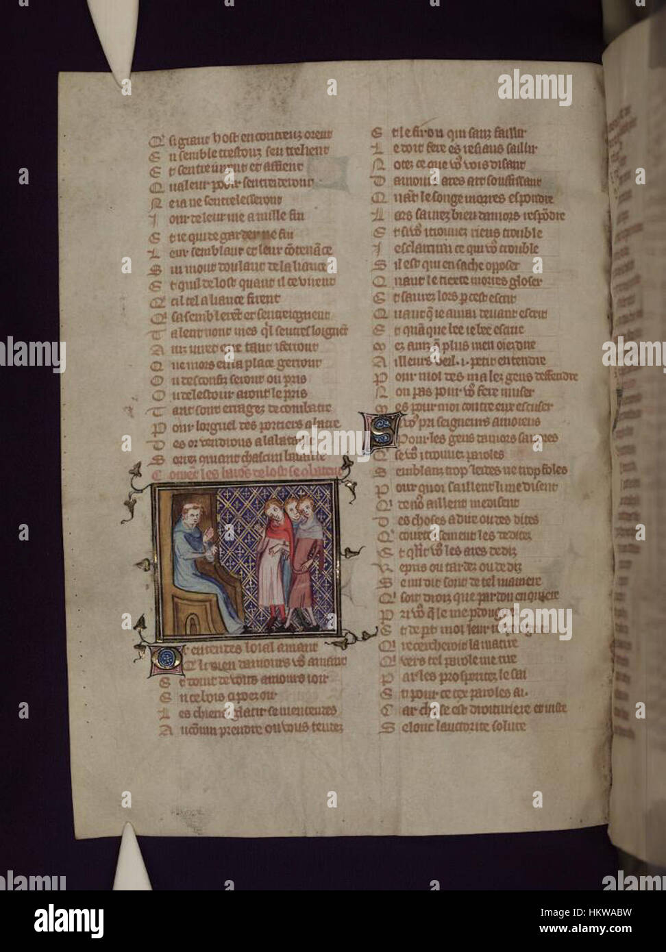 Le Roman de la Rose, a famous French medieval manuscript, is preserved ...