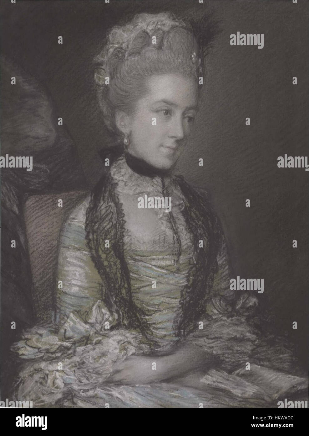 This portrait by Thomas Gainsborough depicts Caroline, Duchess of ...
