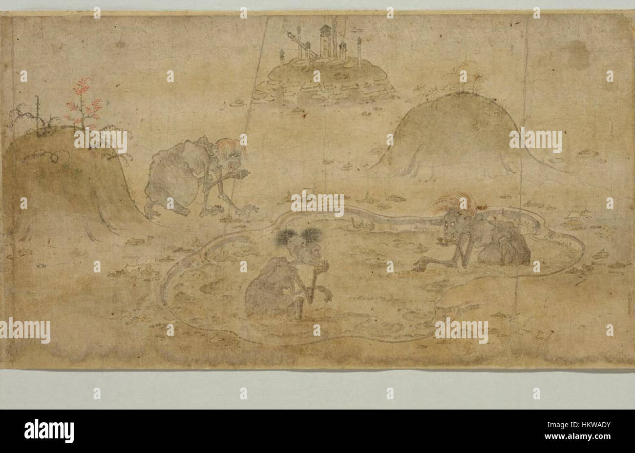 This image is from *Gaki Zoshi* (The Hungry Ghost Scrolls), part 5, a ...