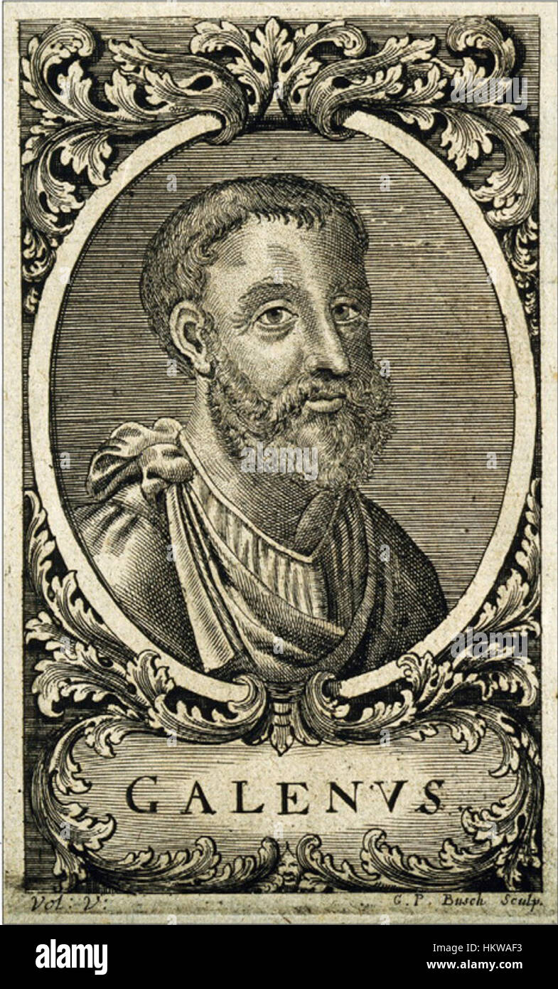 Galenus, a prominent figure in ancient medicine, is depicted in this ...