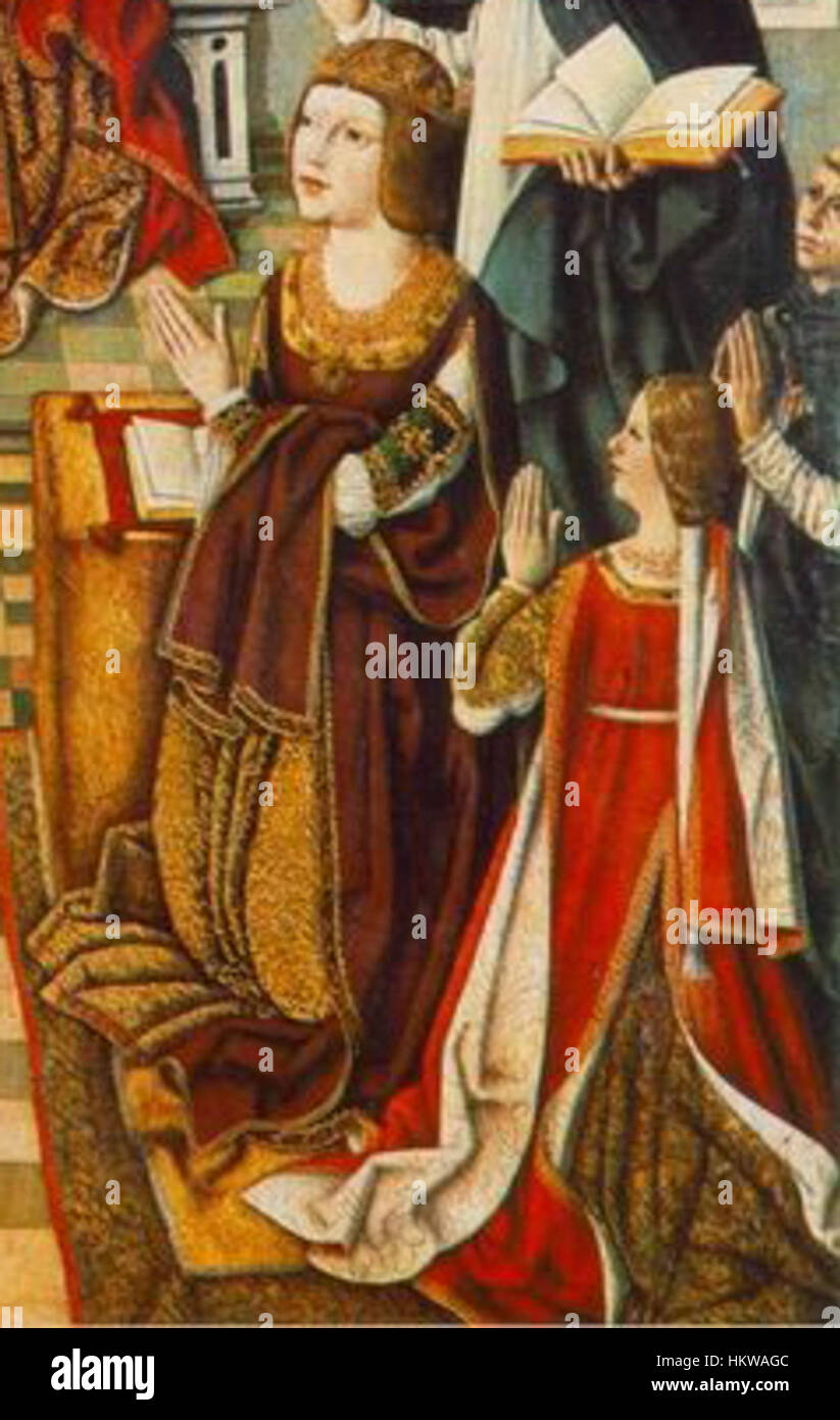 This artwork titled â€˜Gallegocatholicmonarchs Isabellaâ€™ depicts ...