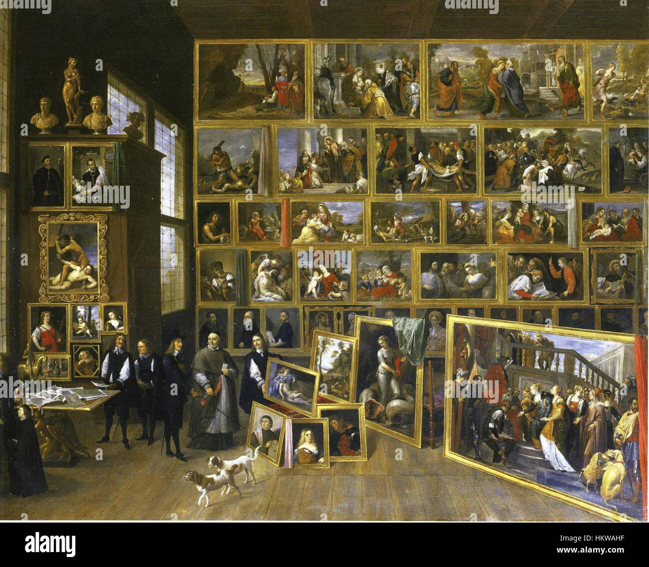 The Gallery of Archduke Leopold Wilhelm, located in Brussels, is a ...