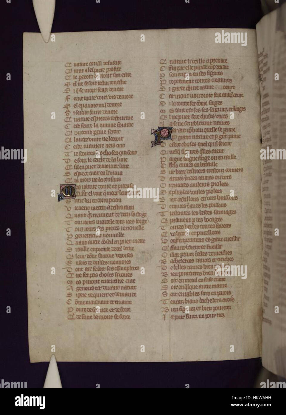 French illustrated medieval manuscripts hi-res stock photography and ...