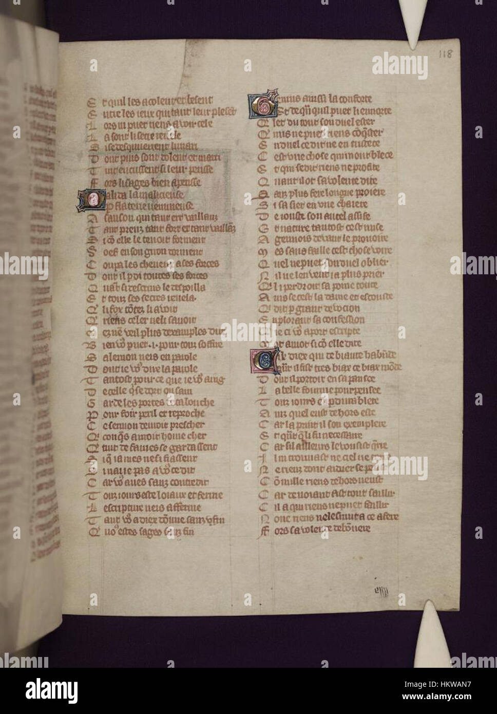 The 'Roman de la Rose' manuscript, housed in the Bodleian Libraries, is ...