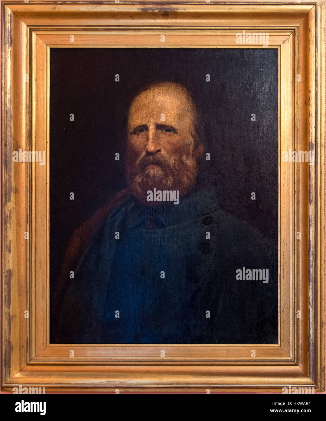 This painting, known as *GaribaldiCuadro*, depicts a moment from the ...