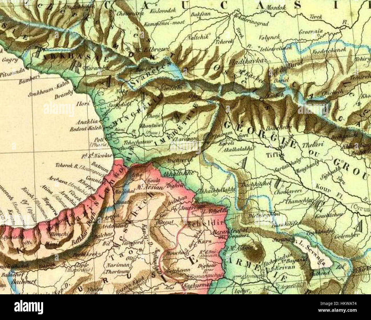 Lebanon and syria map hi-res stock photography and images - Alamy