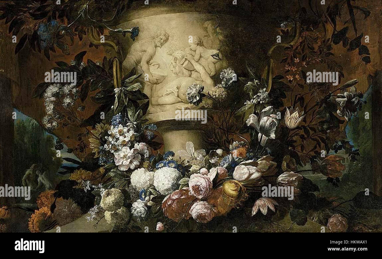 Gaspar-Pieter Verbruggen II’s 'Garland of Flowers' is a stunning ...