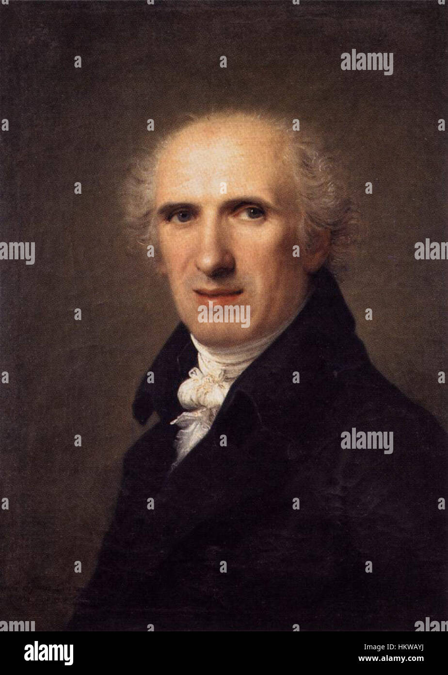 The portrait of Canova by Gaspare Landi captures the renowned Italian ...